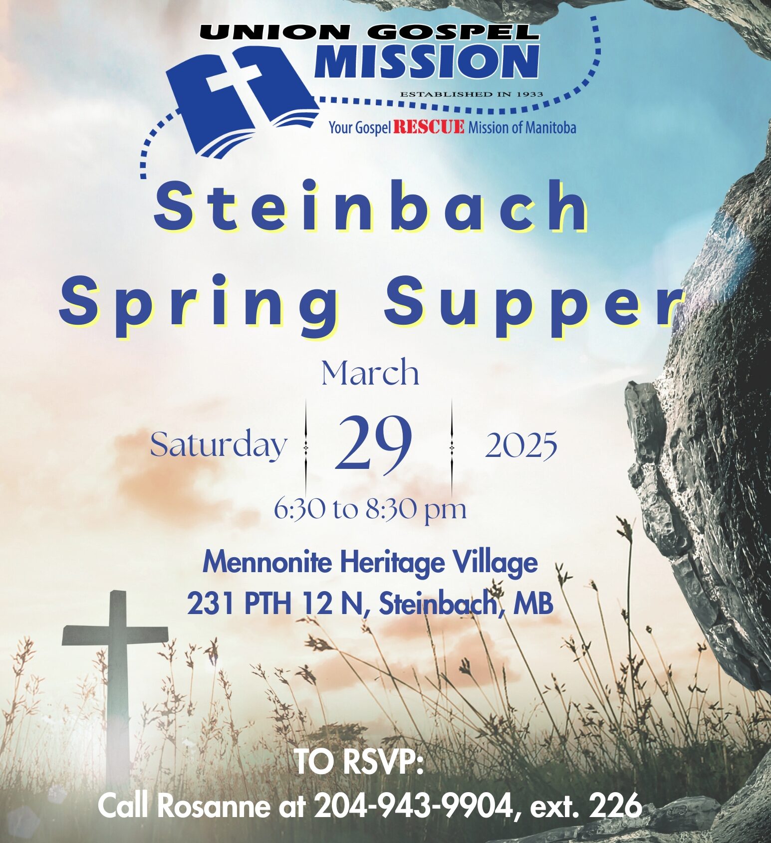 UGM Steinbach Spring Supper - Union Gospel Mission Winnipeg